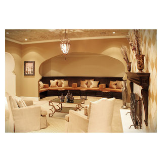 Mediterranean Basement and Bath - Mediterranean - Basement - Cleveland ...