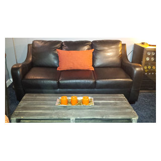 Military Man Cave - Industrial - Basement - Detroit - by Art by Design ...