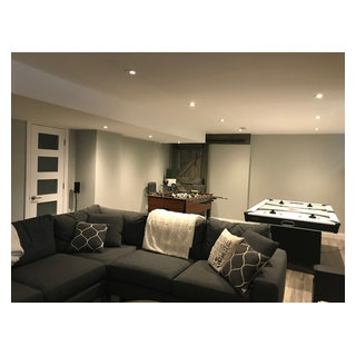 Milton Basement Finishing - Contemporary - Basement - Toronto - by ...