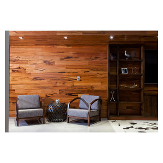 milton basement fit-out - Modern - Basement - Boston - by BHaley Design ...