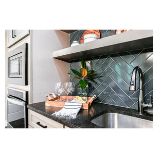 Milton Entertainer's Delight Basement - Transitional - Basement ...