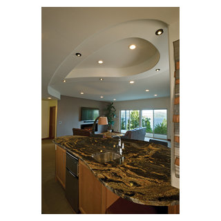 Modern CDA Lake Home - Contemporary - Basement - Seattle - by ...