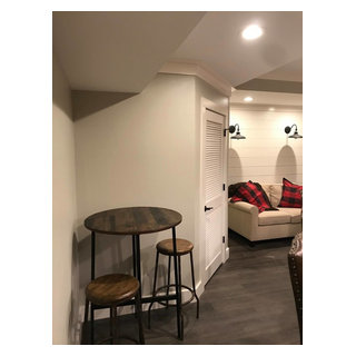 Modern Farmhouse Basement - Cumming, Georgia - Farmhouse - Basement ...