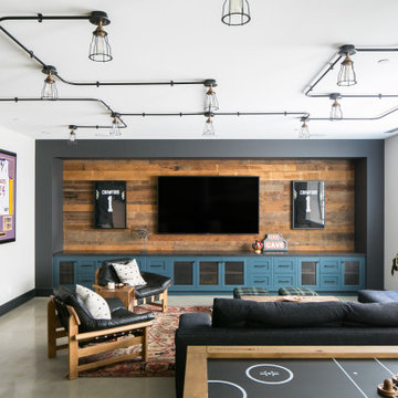75 Farmhouse Basement Ideas You'll Love - March, 2022 | Houzz