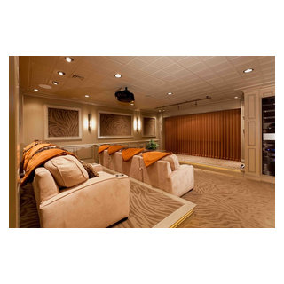 Movie Theater Room - Transitional - Basement - Other - by Custer Design ...