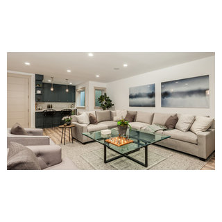 Napa Inspired Manhattan Beach Tree Section - Farmhouse - Basement - Los ...