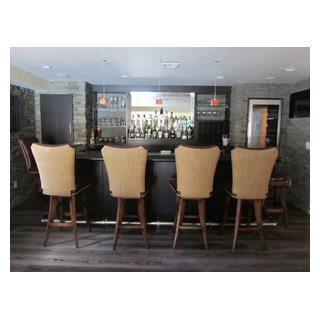 Napa Style Bar - Contemporary - Home Bar - New York - by DPH Designs ...