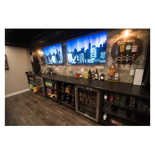 Oakland Township, MI Basement - Modern - Basement - Detroit - by ...