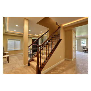 Open Basement in Centennial, CO! - Contemporary - Basement - Denver ...