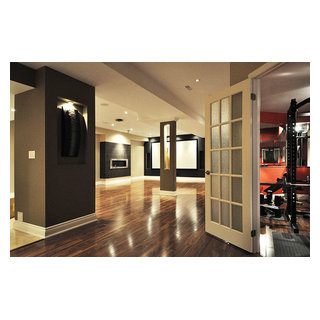 Open Concept Basement Ideas - Contemporary - Basement - Toronto - by ...