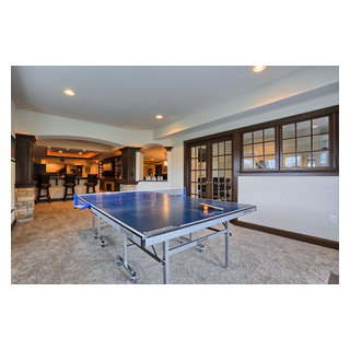 Pass-Through Light - Traditional - Basement - Other - by Renovations by ...