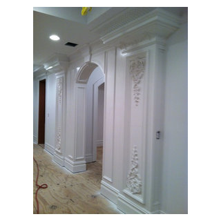 Plaster trim - Traditional - Basement - New York - by The Stucco ...