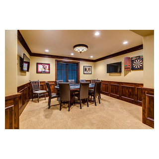 Poker Room - Traditional - Basement - Denver - by Masterpiece Custom ...
