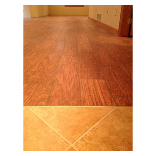Porcelain Floor Tile - Simulated Wood Flooring - Basement - Other - by ...