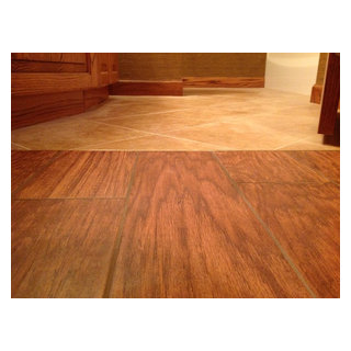 Porcelain Floor Tile - Simulated Wood Flooring - Basement - Other - by ...