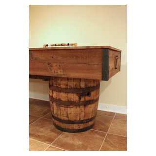 Reclaimed Wood Shuffleboard Table - Rustic - Basement - Chicago - by J ...