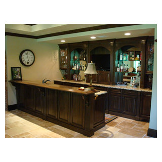 River Club Cherry Bar - Traditional - Basement - Atlanta - by User | Houzz