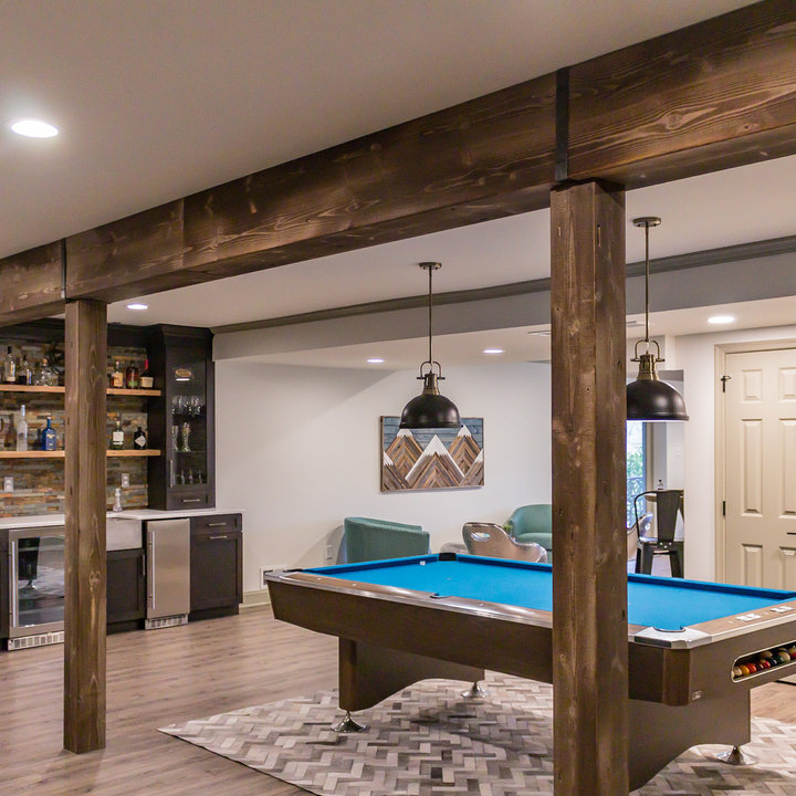 75 Rustic Basement Ideas You'll Love - September, 2025 | Houzz