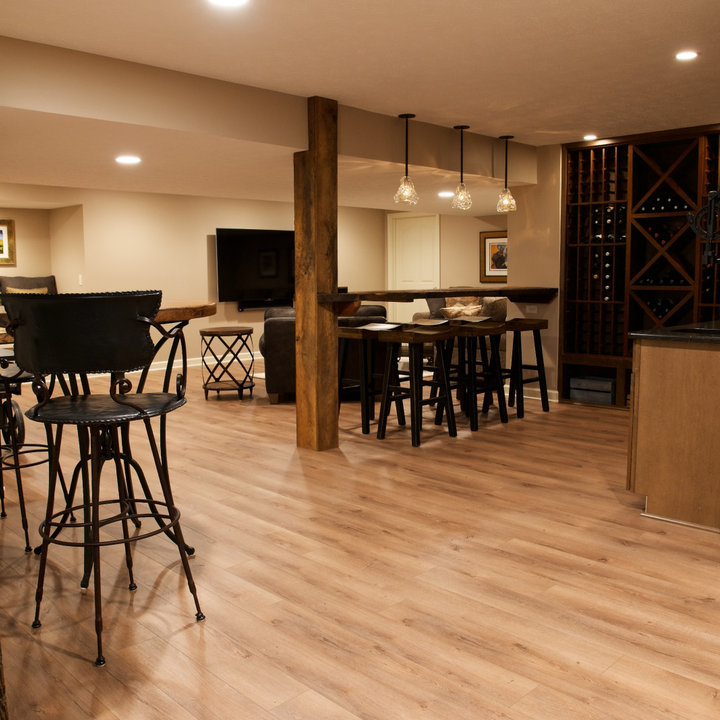 75 Rustic Basement Ideas You'll Love - September, 2025 | Houzz
