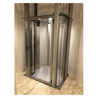 Small Custom Home Elevator - Contemporary - Basement - Boston - by ...