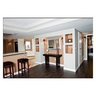 Snack Ledge - Contemporary - Basement - Minneapolis - by Lifestyle ...