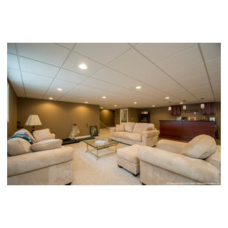 Soulierre Basement - Transitional - Basement - Chicago - by Matrix ...