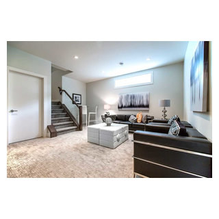 South Calgary 4Plex - Contemporary - Basement - Calgary - by Moderno ...