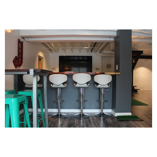Stadium Seating - Modern - Basement - St Louis | Houzz