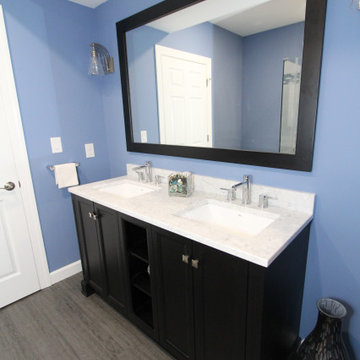 75 Blue Basement with a Bar Ideas You'll Love - February, 2024 | Houzz
