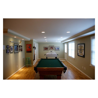 Terrace Level Living - Traditional - Basement - Atlanta - by Minchew ...