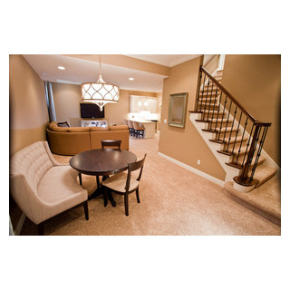 Traditional Basement Retreat - Traditional - Basement - Indianapolis ...