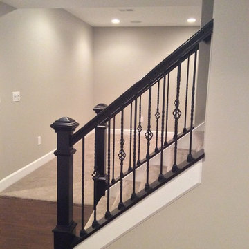 Finished Basement Staircase Railings - Photos & Ideas | Houzz