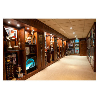 Trophy Room - Traditional - Basement - Detroit - by CONNELL BUILDING ...