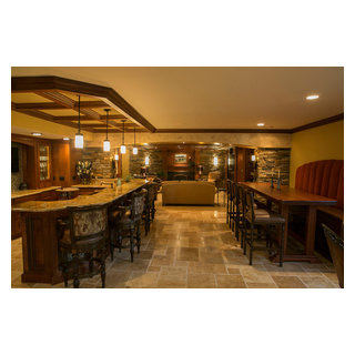 Tuscan Style - Traditional - Basement - Detroit - by Artichoke ...