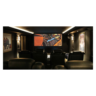 Ultimate Finished Basement - Home Theater - Philadelphia - by World ...