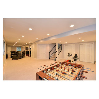 Vernon Hills Basement Remodel - Contemporary - Basement - Chicago - by ...
