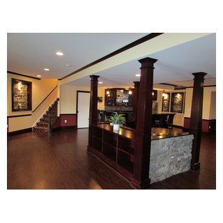 Village's of Urbana Basement Remodel with the hidden room - Di ...
