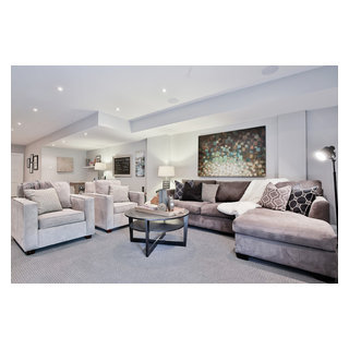 Wheeler - Modern - Basement - Toronto - by Norseman Construction ...