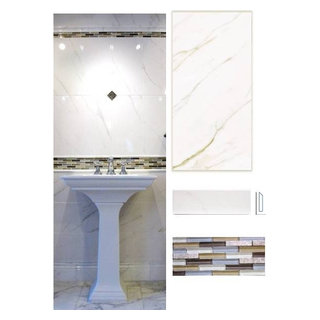 10x20 Porcelain Tile - Contemporary - Bathroom - Other - by Tiles ...