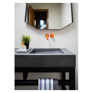 3 Bold Powder Baths - Contemporary - Bathroom - Denver - by Christopher ...
