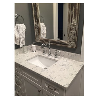 3cm Viatera Quartz Rococo - Rustic - Bathroom - Other - by User | Houzz