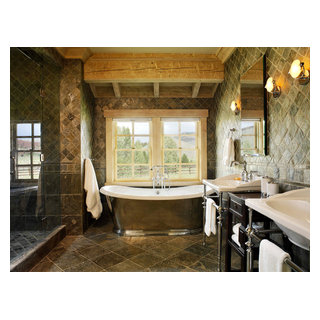 4 Lazy J Ranch - Rustic - Bathroom - Denver - by RMT Architects | Houzz
