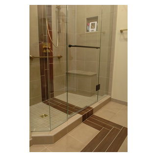 "A River Runs Through It" Bathroom Remodel - Contemporary - Bathroom ...