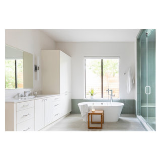 A Way In - Contemporary - Bathroom - Houston - by Steven Allen Designs ...