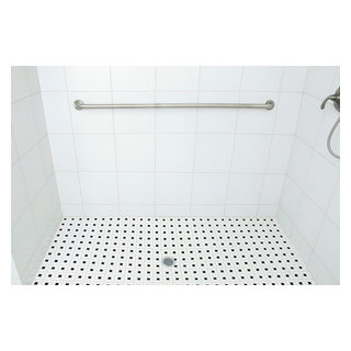 ADA Compliant Bathroom With Wheelchair Accessible Shower - Contemporary ...