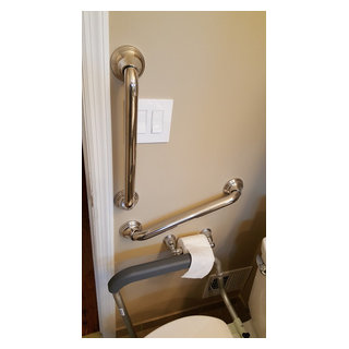 ADA Compliant Grab Bars by Toilet - Contemporary - Bathroom - Kansas ...