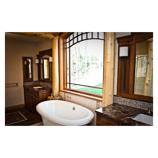 Adirondack Camp - Rustic - Bathroom - Boston - by ASB Architecture | Houzz