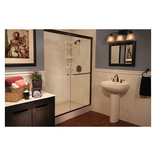 Almond White Windmill Bath Tile - Traditional - Bathroom - Austin - by ...