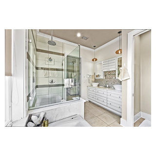 Alys Beach Courtyard House: Inside Out - Mediterranean - Bathroom ...