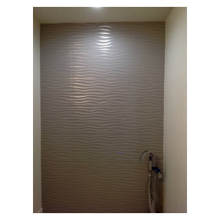 Amazing wavy tile transformation - Modern - Bathroom - Other - by ...